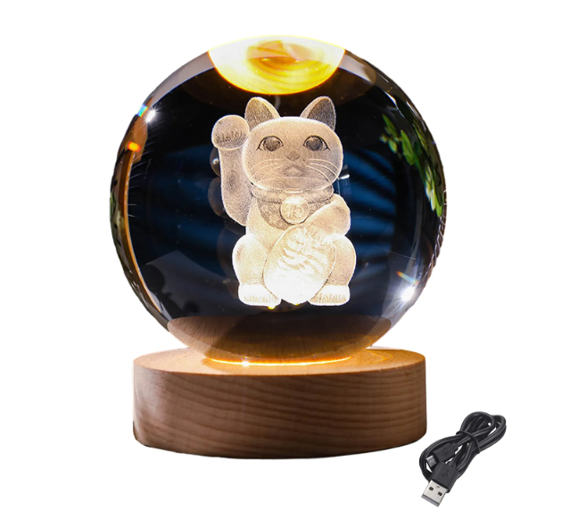 Color Changing LED 3D Crystal Ball – Constellation